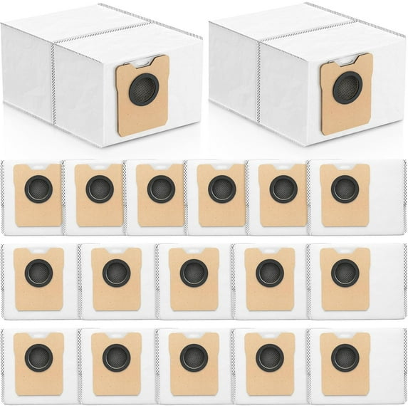 18 pcs Dust Bags for Omni C20 C10 Robot Vacuum, 3.6 ar Capacity ...