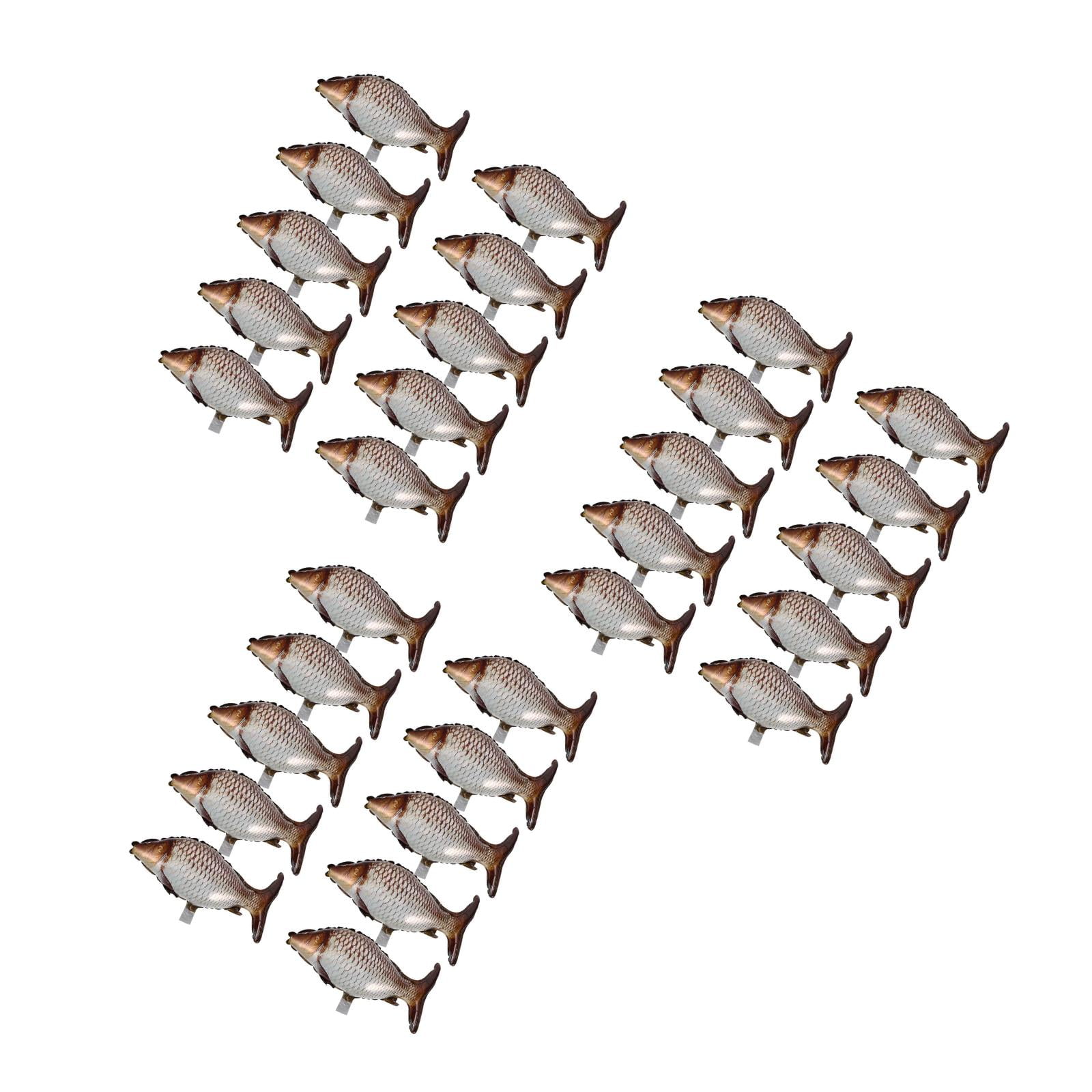 18 pcs Fish Shaped Balloons Simulated Fish Foil Balloons Fishing Themed ...