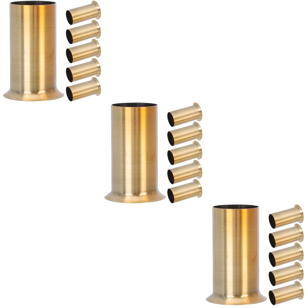 18 pcs Flanging Sleeve Lamp Base Sleeve E14 Socket Chandelier Lamp ...