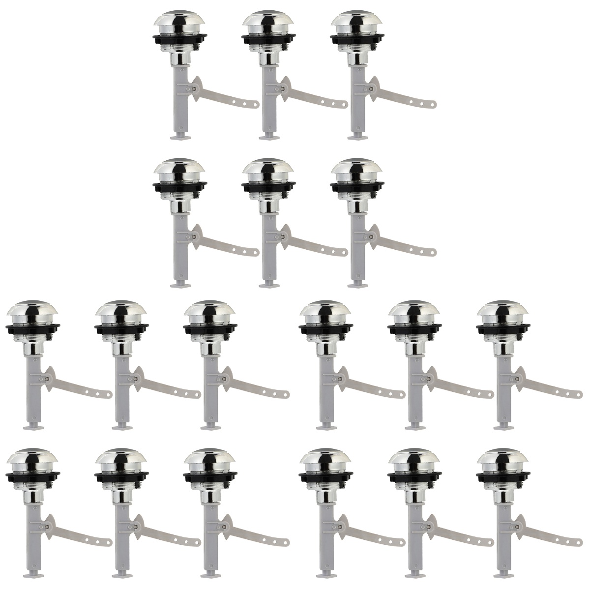 18 pcs Flushing Toilet Button Repair Toilet Button Replacement Toilet ...