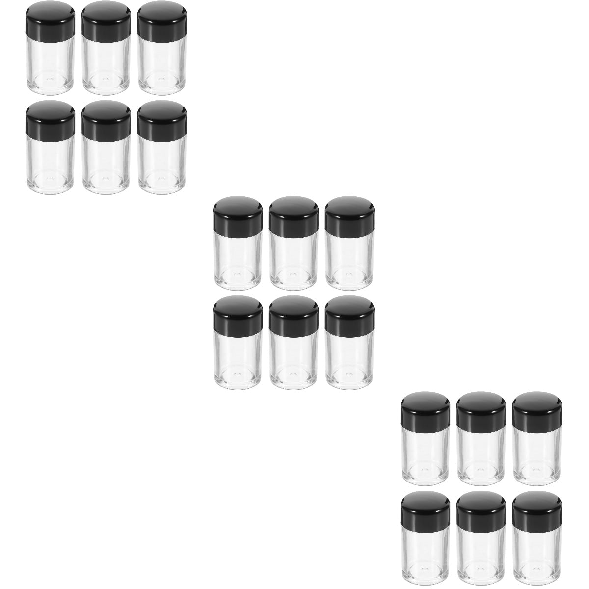 18 pcs Powder Boxes Empty Body Powder Containers Loose Powder Boxes ...