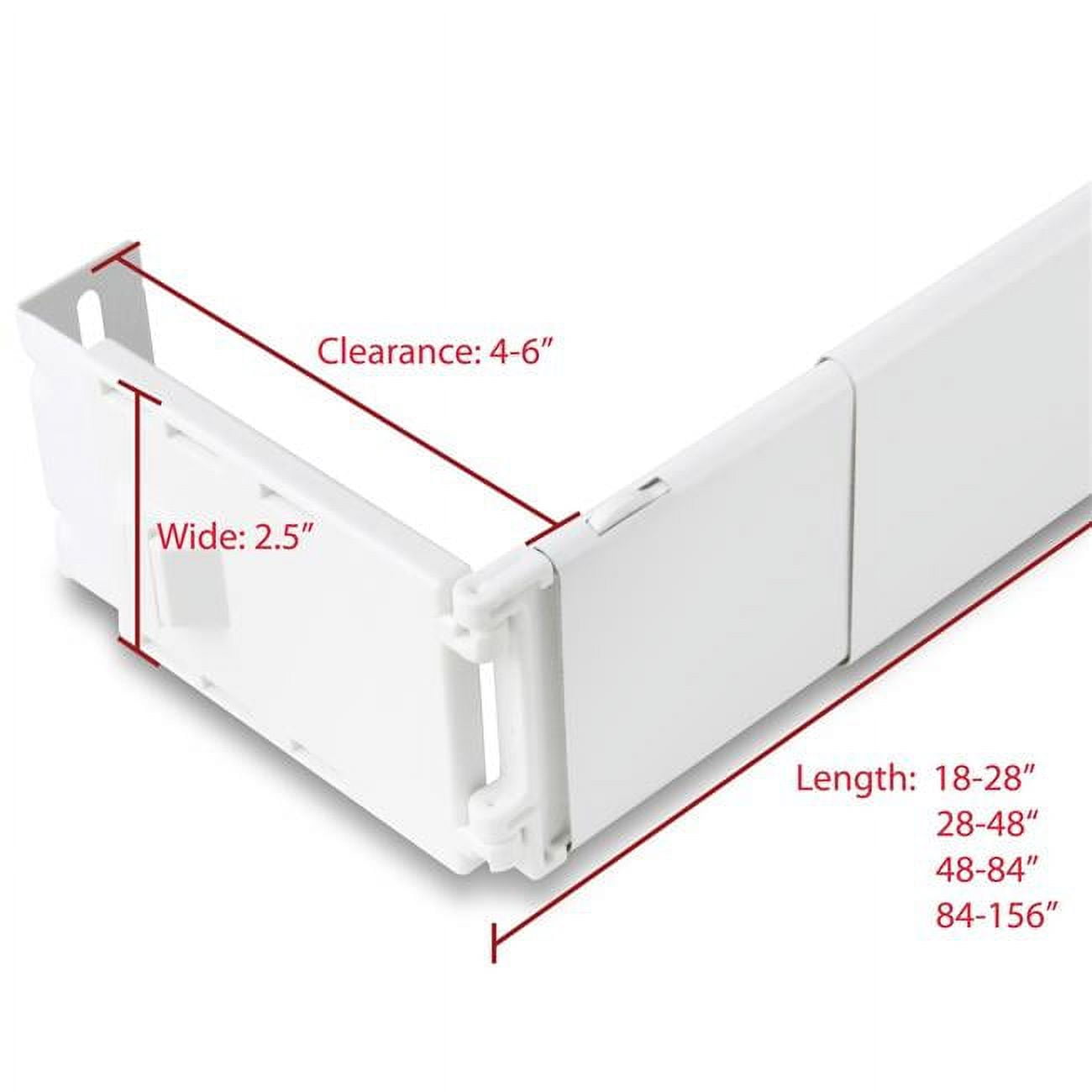 18 to 28 in. Wide Pocket Curtain Rod - Walmart.com