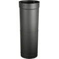 18" to 30" Telescoping Pipe for 6" Diameter Black Single Wall Stove ...