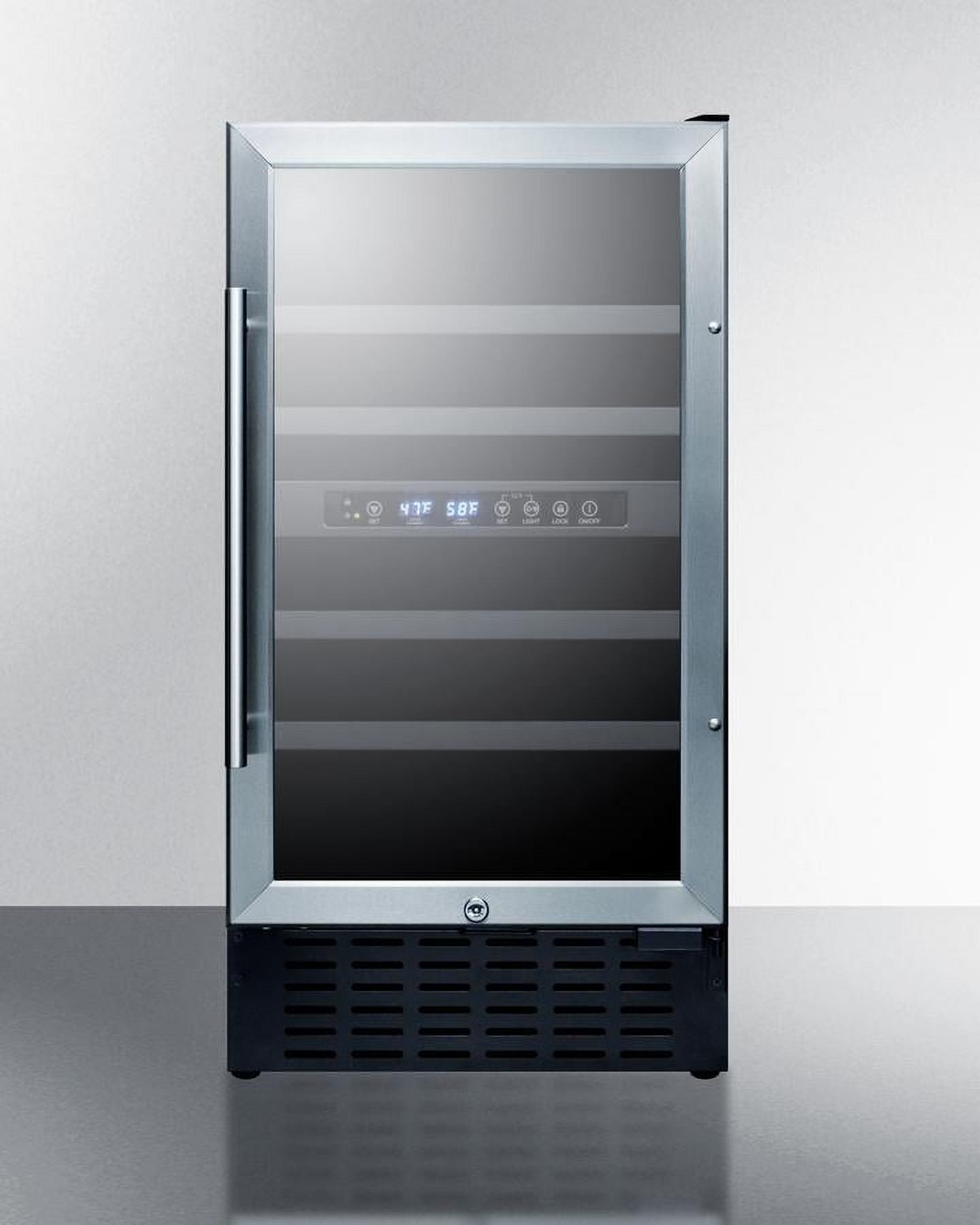 "Summit 18"" Slim Built-In Wine Cellar, ADA Compliant, Free Standing ...