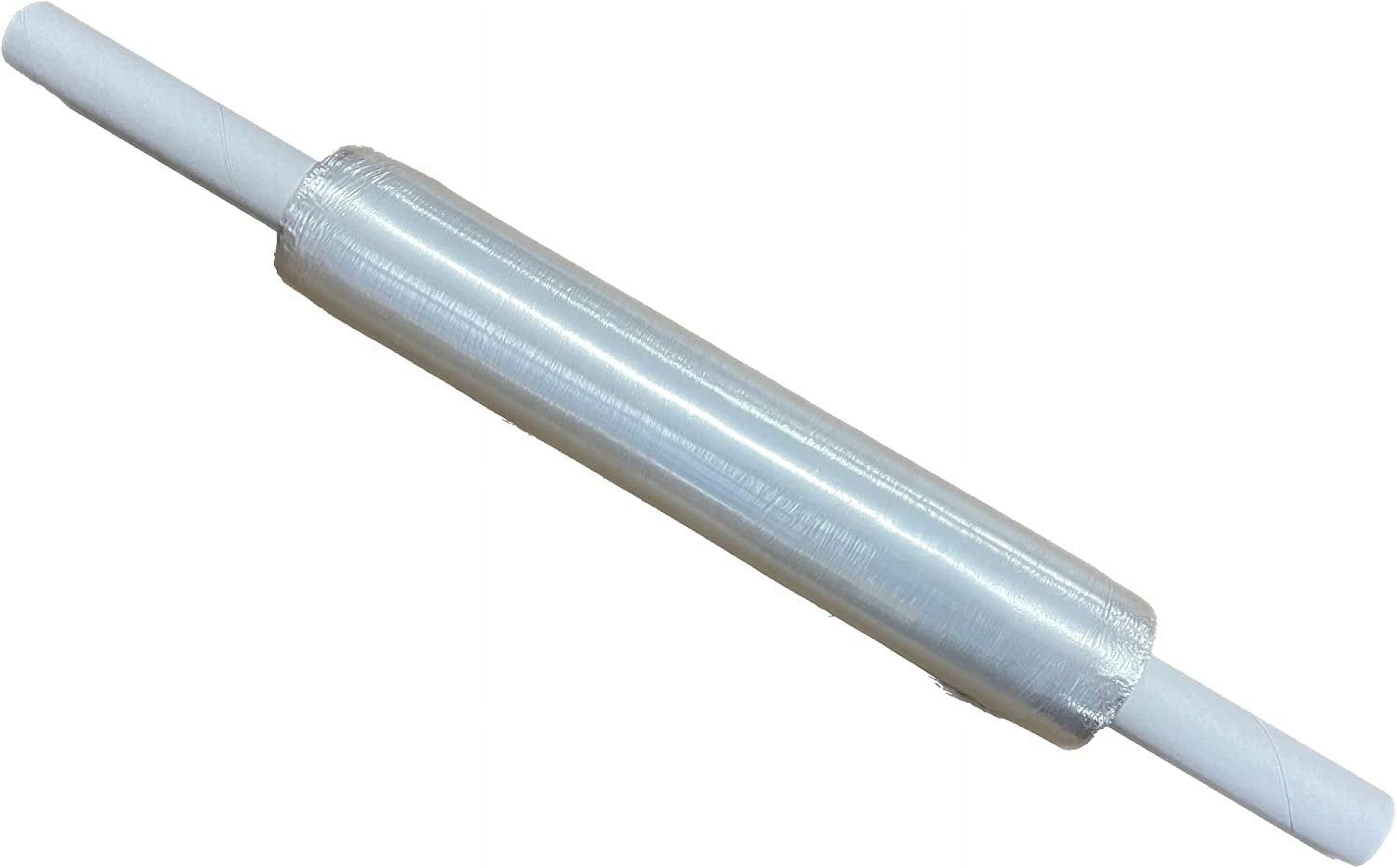 18" x 1000' 80 Gauge 8 Rolls Pallet Extended Pre-Stretched Stretch Film ...