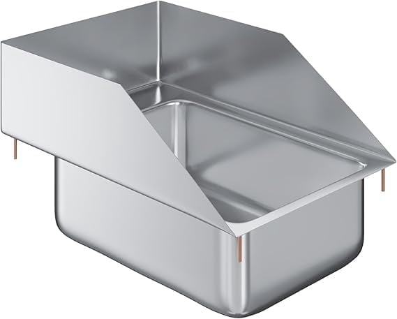 18" x 12" Drop-In Stainless Steel Sink | 10" x 14" Bowl | 18-Gauge Type ...