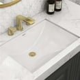 18 x 12 in. Rectangular Porcelain Ceramic with Overflow Undermount ...