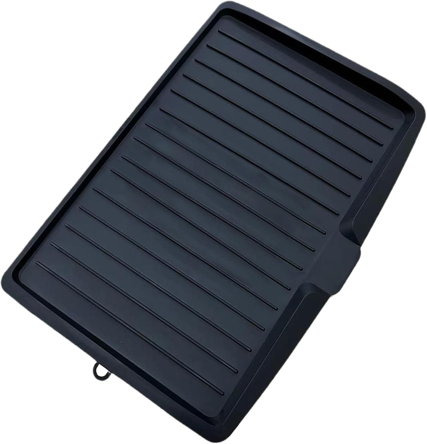 18 x 13" Kitchen Drain Board, Large Plastic Draining Tray with Side ...