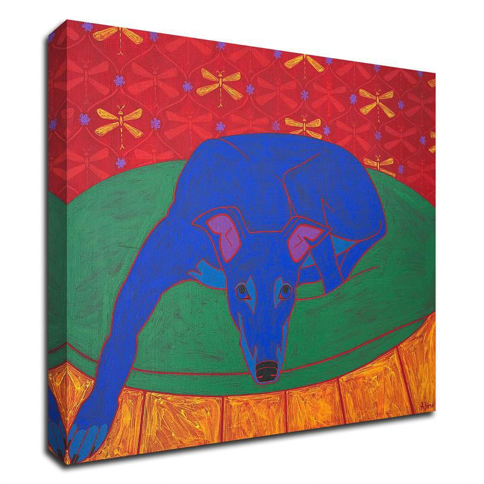 18" x 15" Runner in Repose by Angela Bond - Wall Art Print on Canvas ...