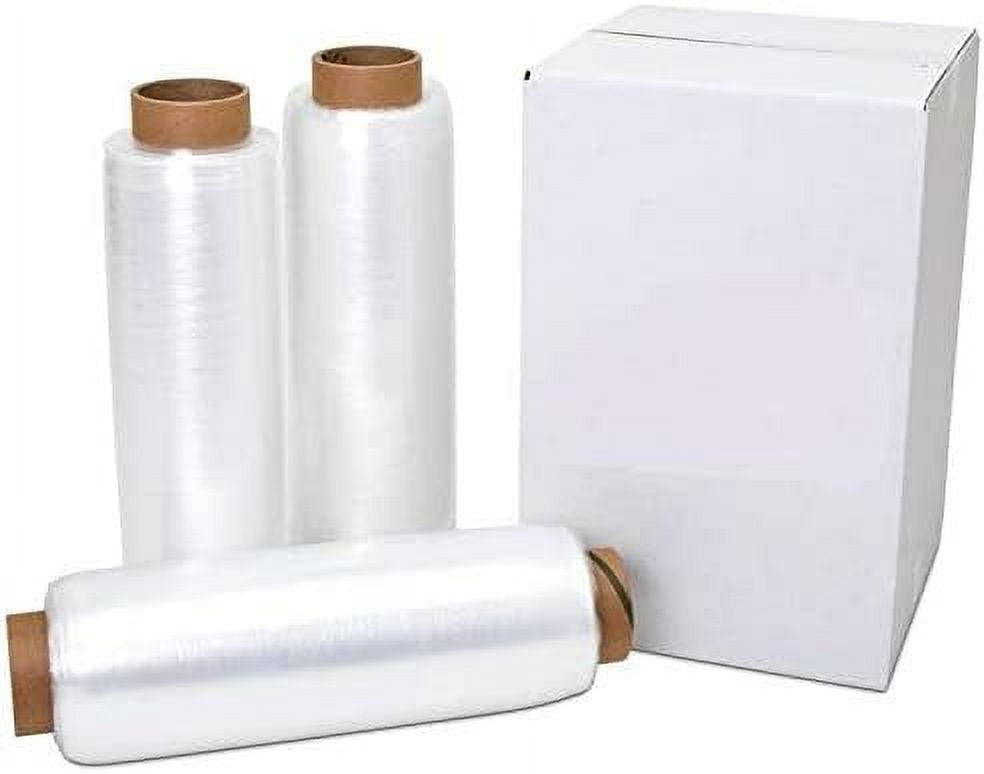 Free Shipping! 18" x 1500' 80 Gauge 8 Rolls Pallet Wrap Pre-Stretched ...
