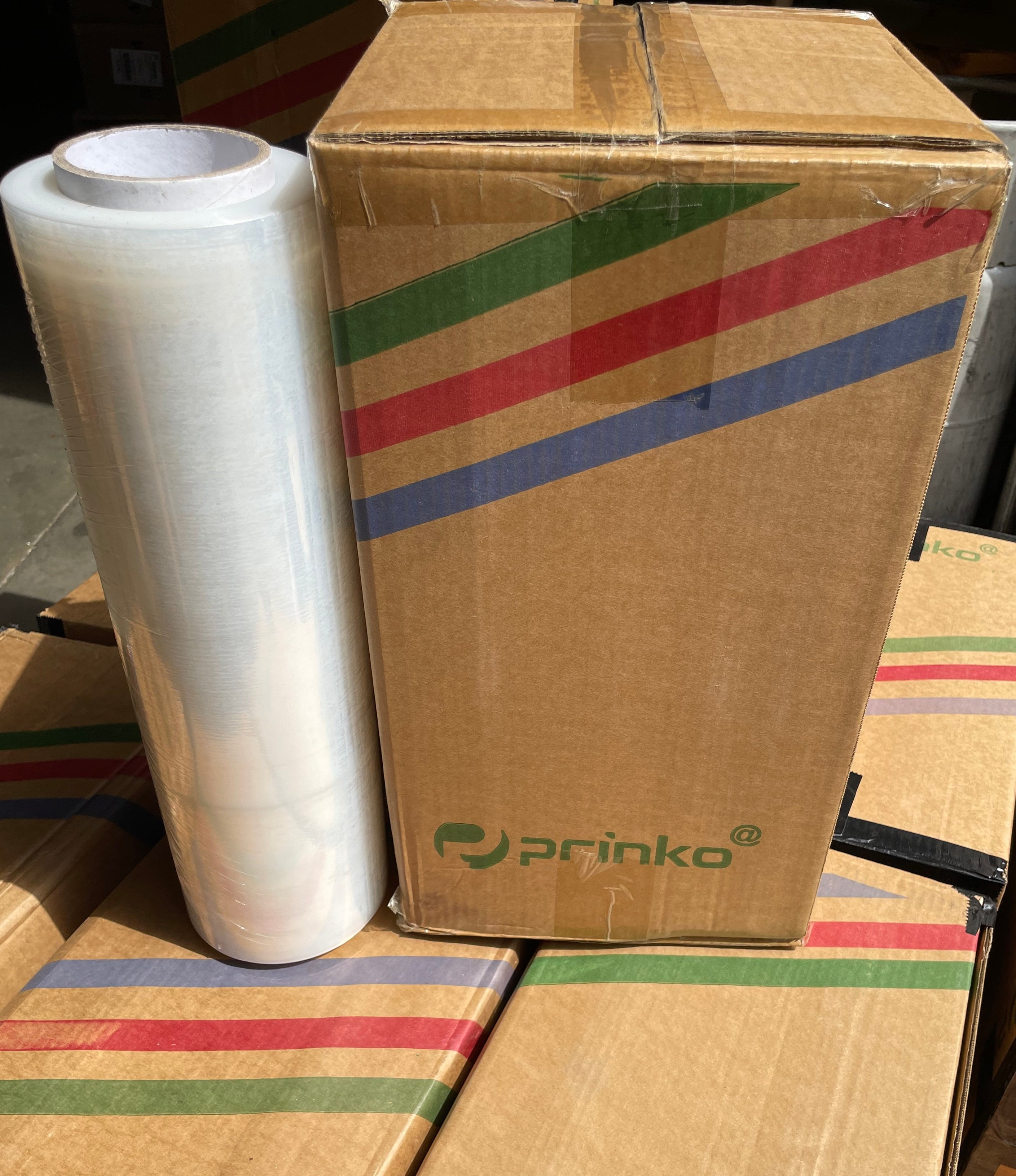 18" x 1500ft x 80 Gauge Thick (20 Micron) Cast Pallet Stretch Wrap Film ...