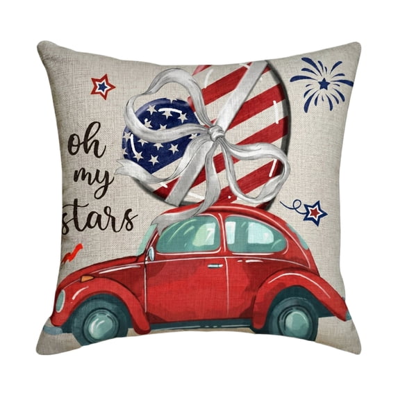 18 x 18 Inch Independence Day Pillow Cover, 250th Anniversary ...