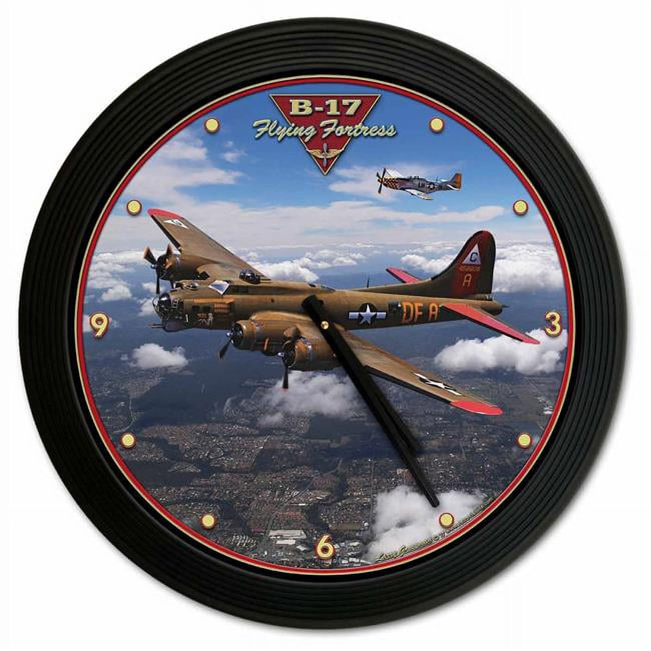 18 x 18 in. B-17 Flying Fortress Clock - Walmart.com