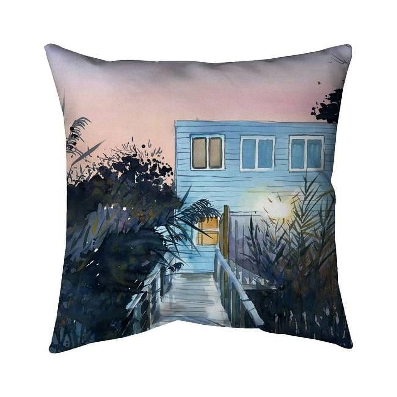 18 x 18 in. Beach House-Double Sided Print Indoor Pillow Cover ...