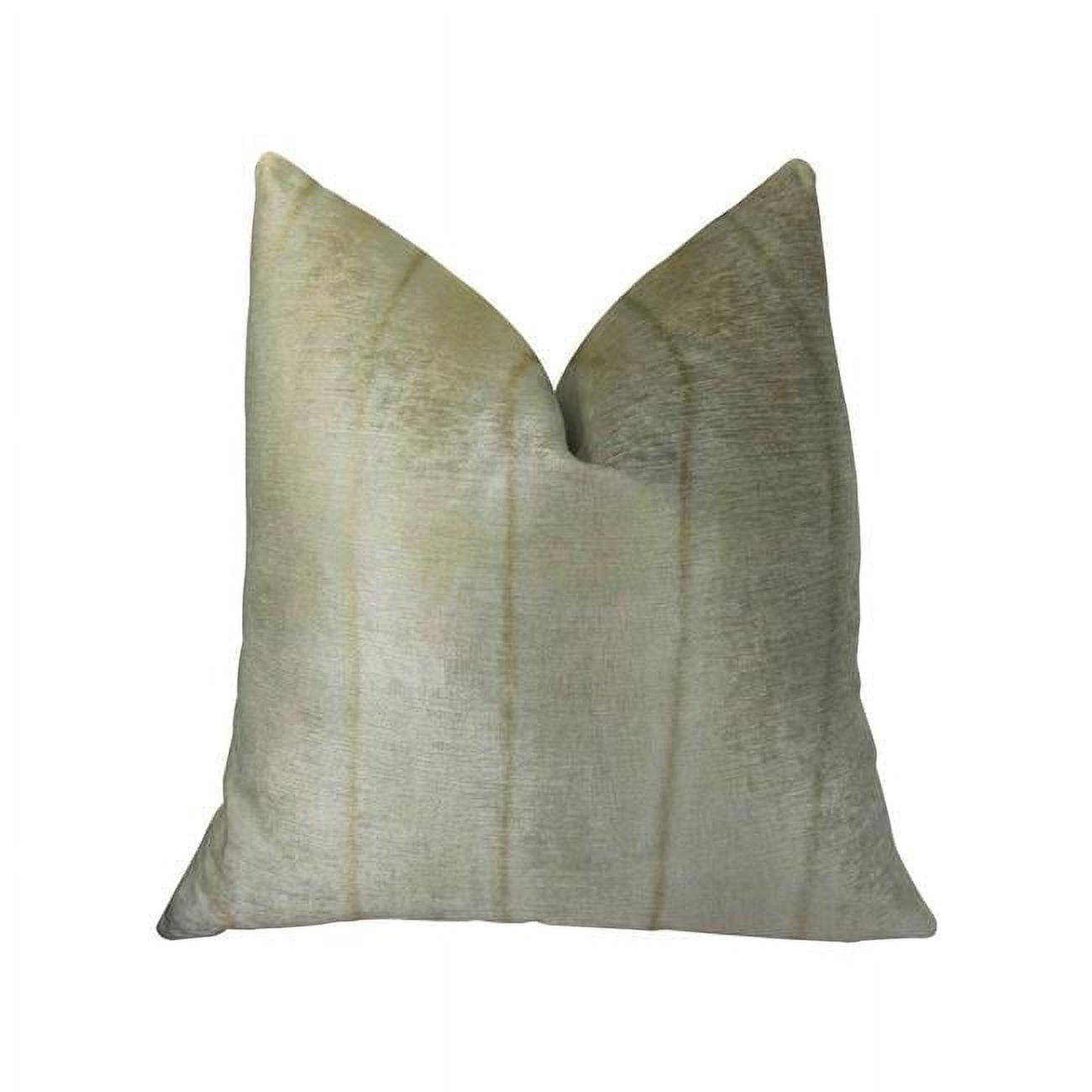 18 x 18 in. Lavish Mink Handmade Luxury Double Sided Pillow - Ivory ...