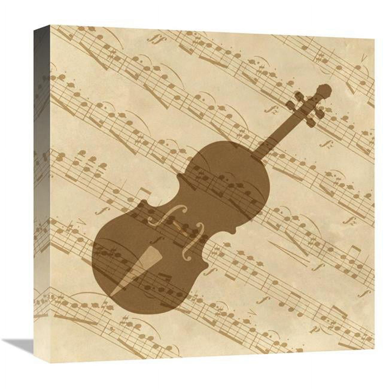 18 x 18 in. Music - Violin Art Print - BG.Studio - Walmart.com