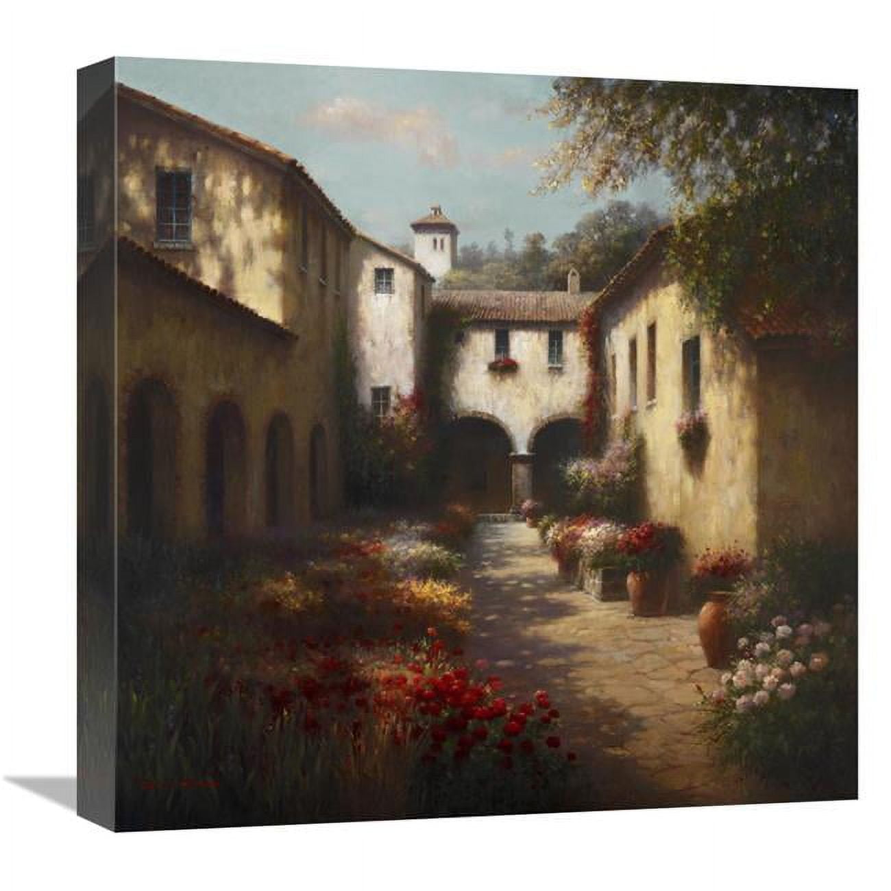 18 x 18 in. Portico Art Print - D. W. Dai - Walmart.com