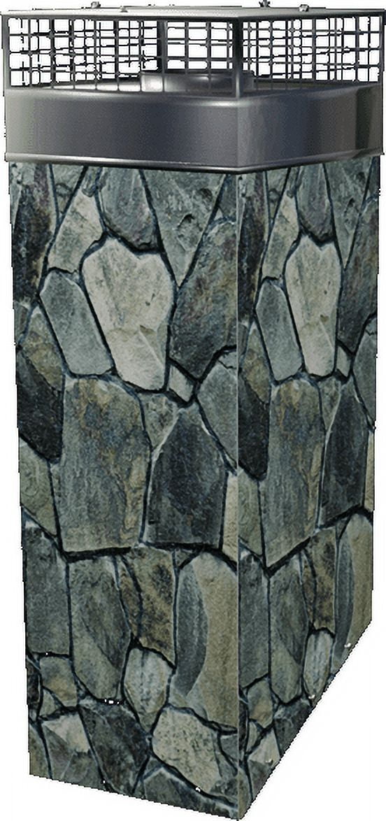 "SS4 Faux Chimney Housing Kit 18""x18""x48"" with Aluminum Panels ...