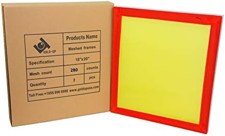 18 x 20 Inch Pre-Stretched Aluminum Silk Screen Printing Frames with ...