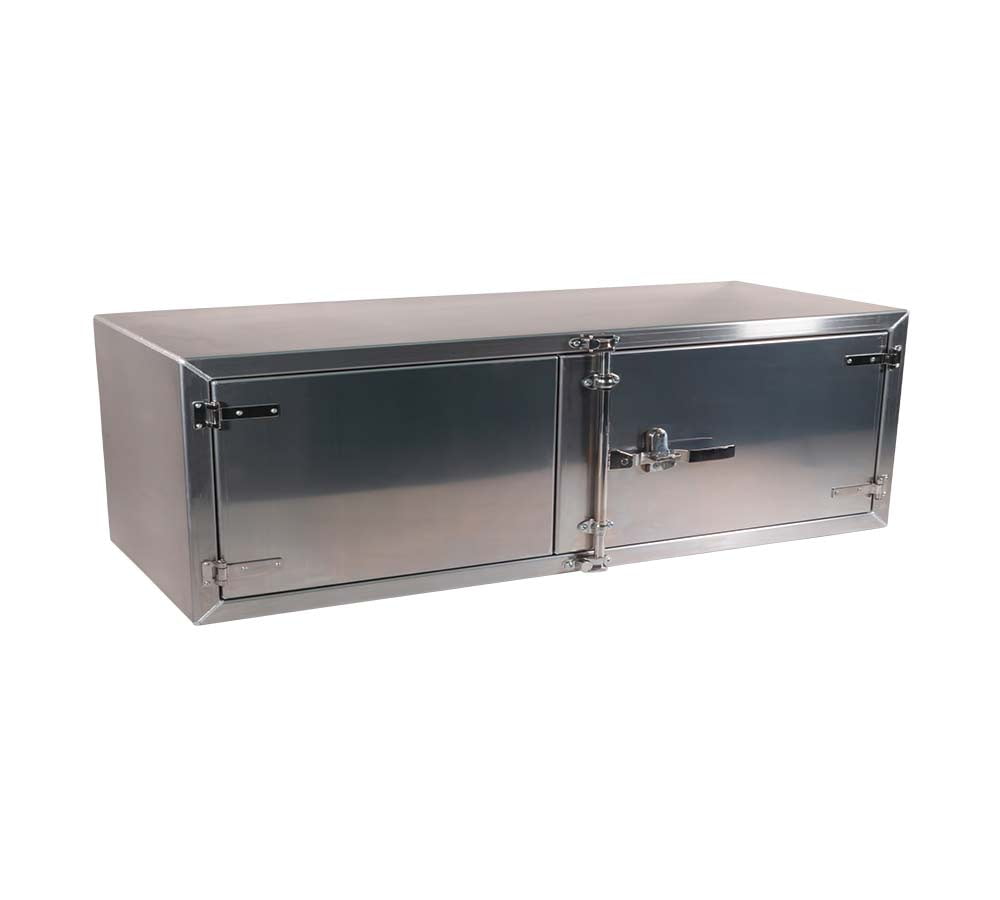 18" x 24" x 60" Aluminum Flatbed Trailer Underbody Tool Box with ...