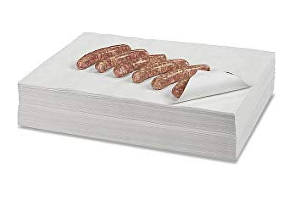 18" x 24" Butcher Paper White Disposable Wrapping or Smoking Meat - 500 ...
