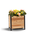 Cedar Planters 18" x 24" Elevated Garden Bed - Select Grade Western Red ...