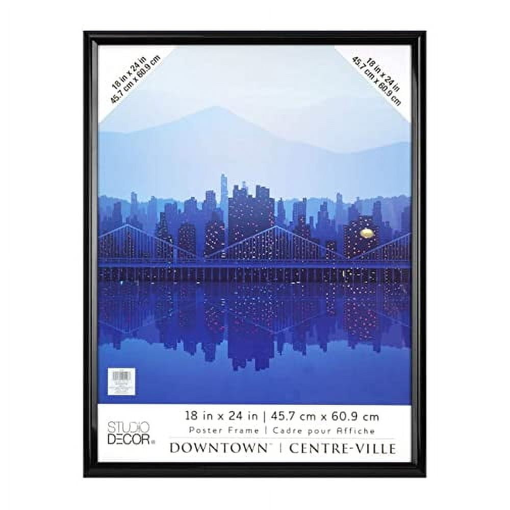18” x 24” Plastic Poster Frame by Studio Décor - Includes Pre-attached ...
