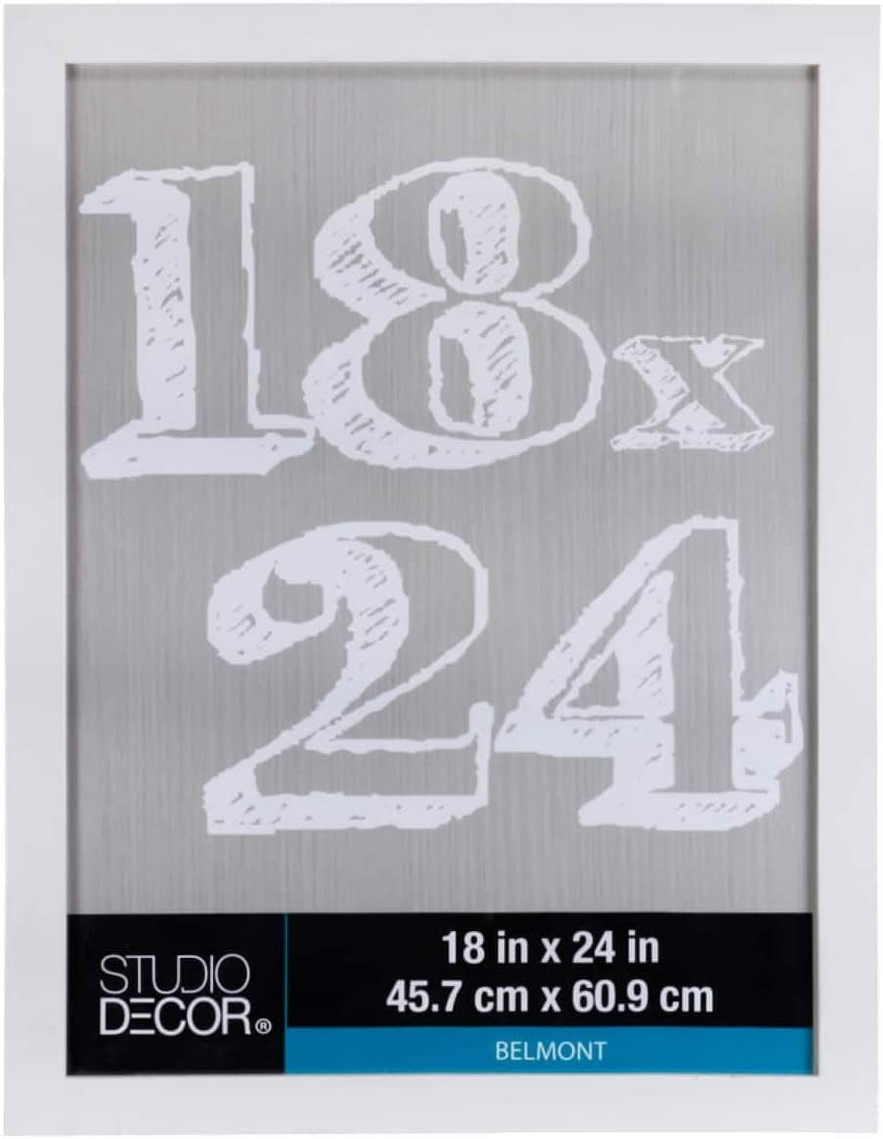 18" x 24" White Belmont Picture Frame by Studio Décor - Includes Pre ...