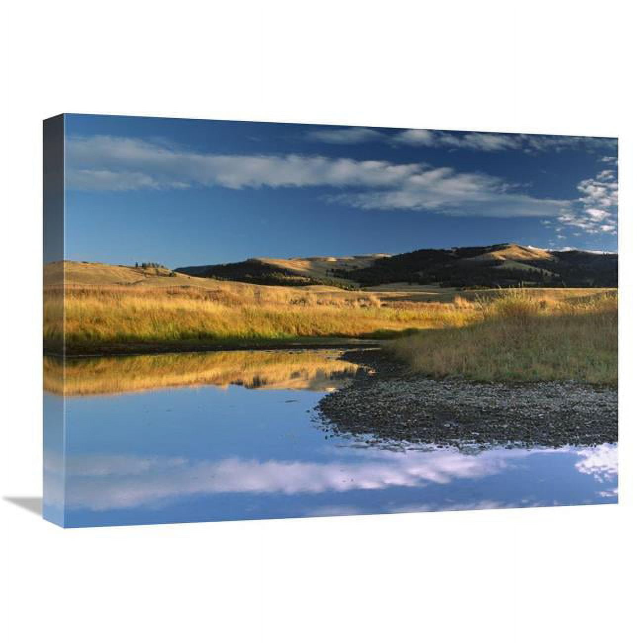18 x 24 in. Absaroka Range & Slough Creek, Yellowstone National Park ...