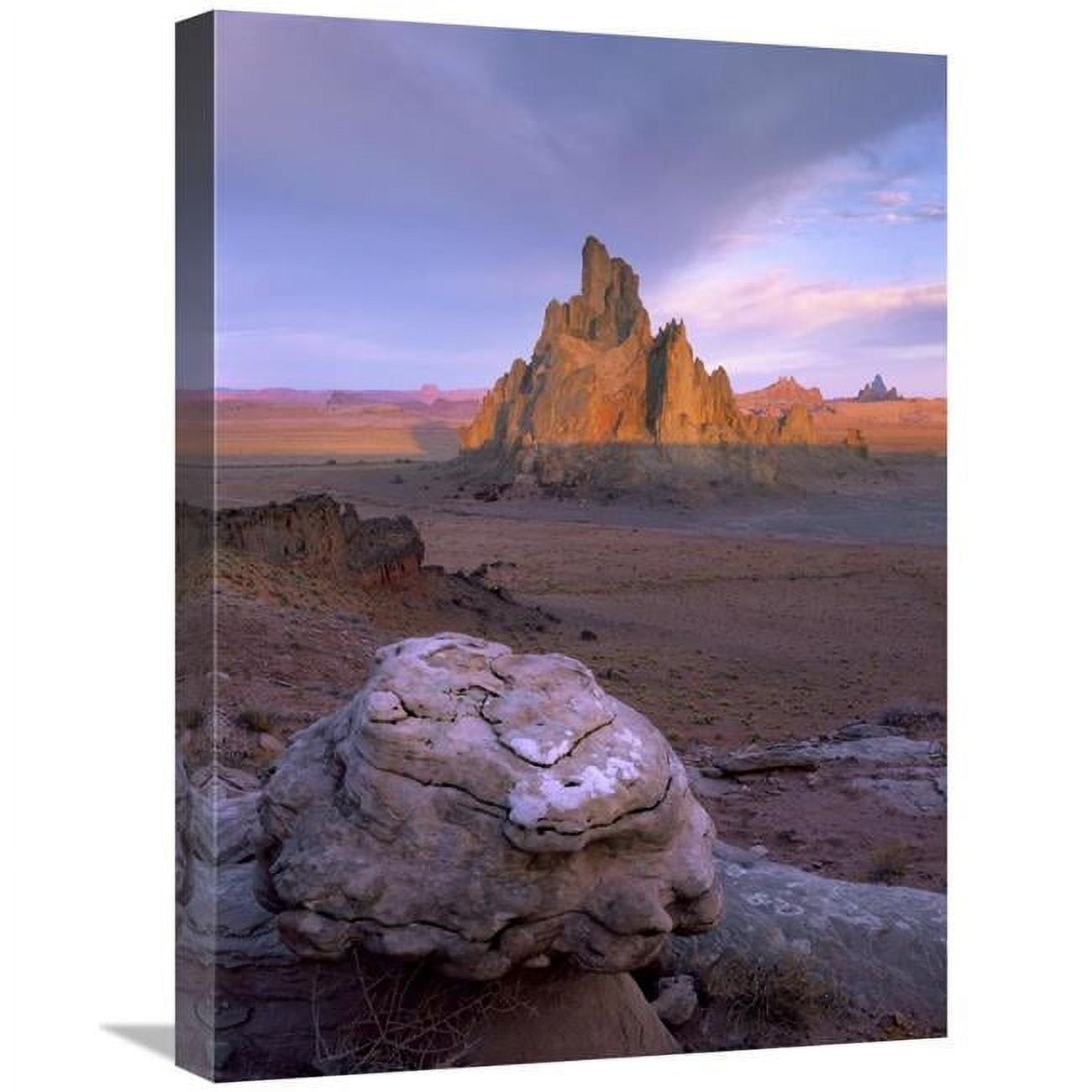 18 x 24 in. Church Rock, Eroded Volcanic Plug 300 ft. Tall, Monument ...