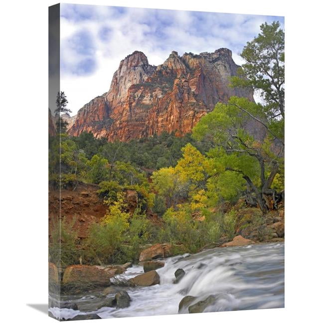 18 x 24 in. Court of the Patriarchs, Zion National Park Utah Art Print ...