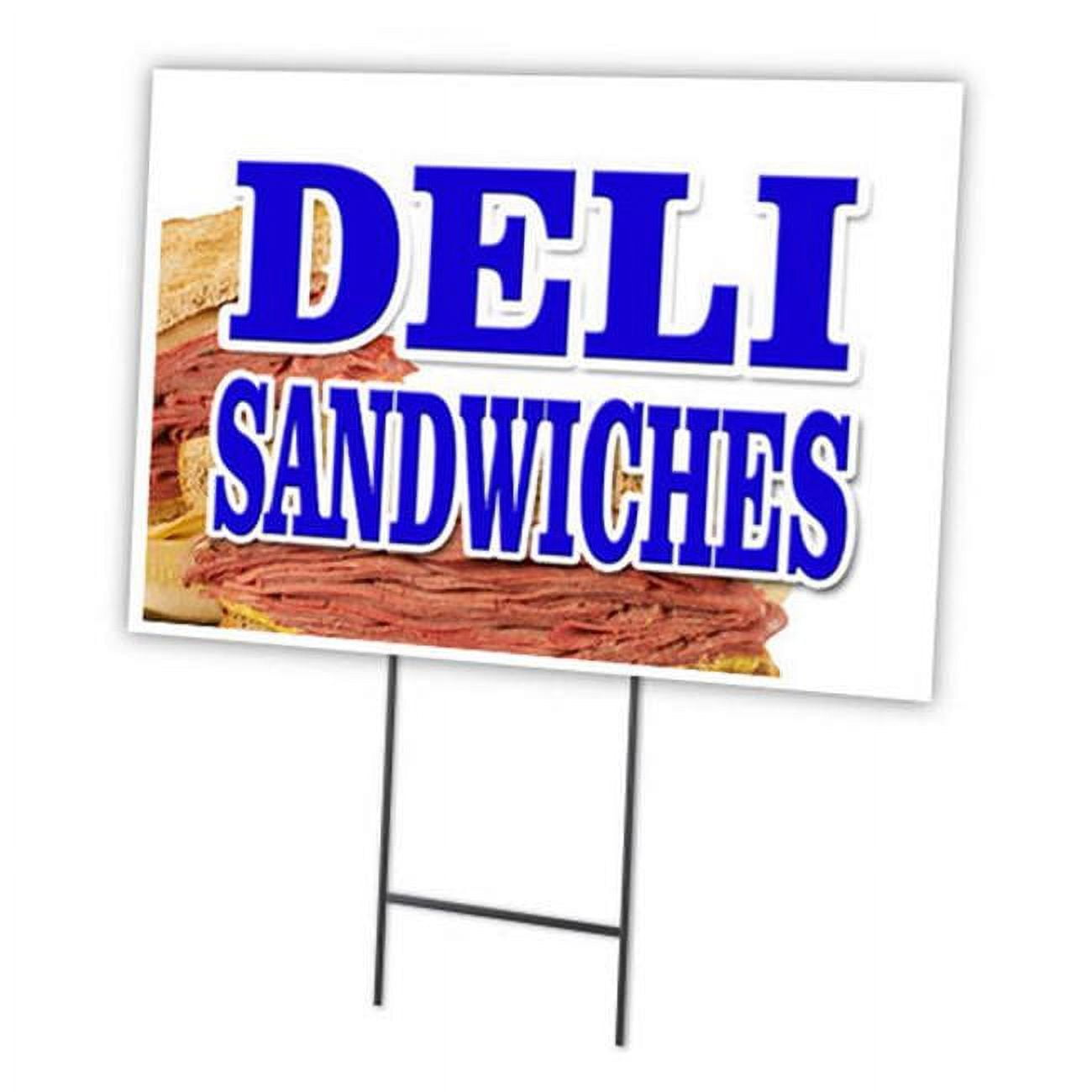 18 x 24 in. Deli Sandwiches Yard Sign & Stake - Walmart.com