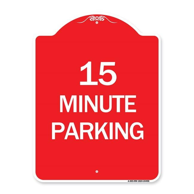 18 x 24 in. Designer Series Sign - 2 Hour Parking - Parking for ...