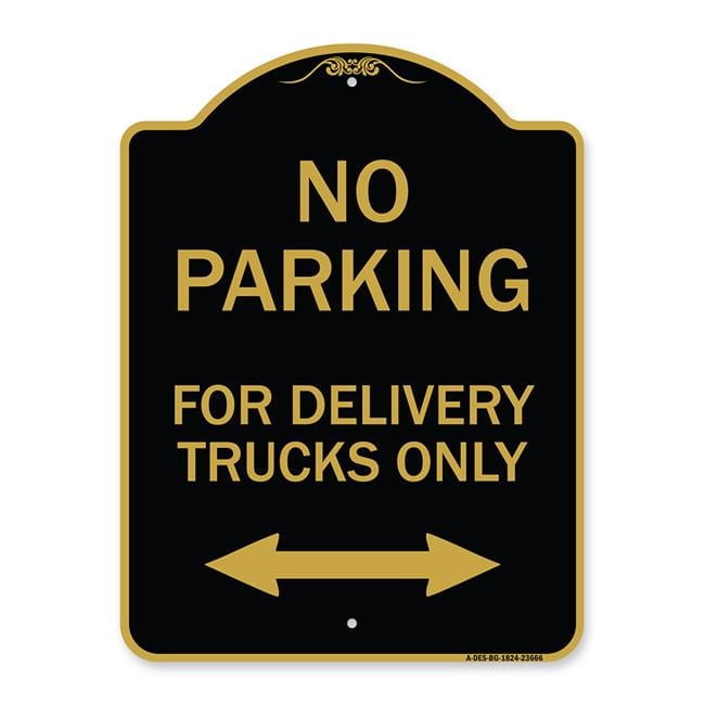 18 x 24 in. Designer Series Sign - No Parking Sign No Parking for ...