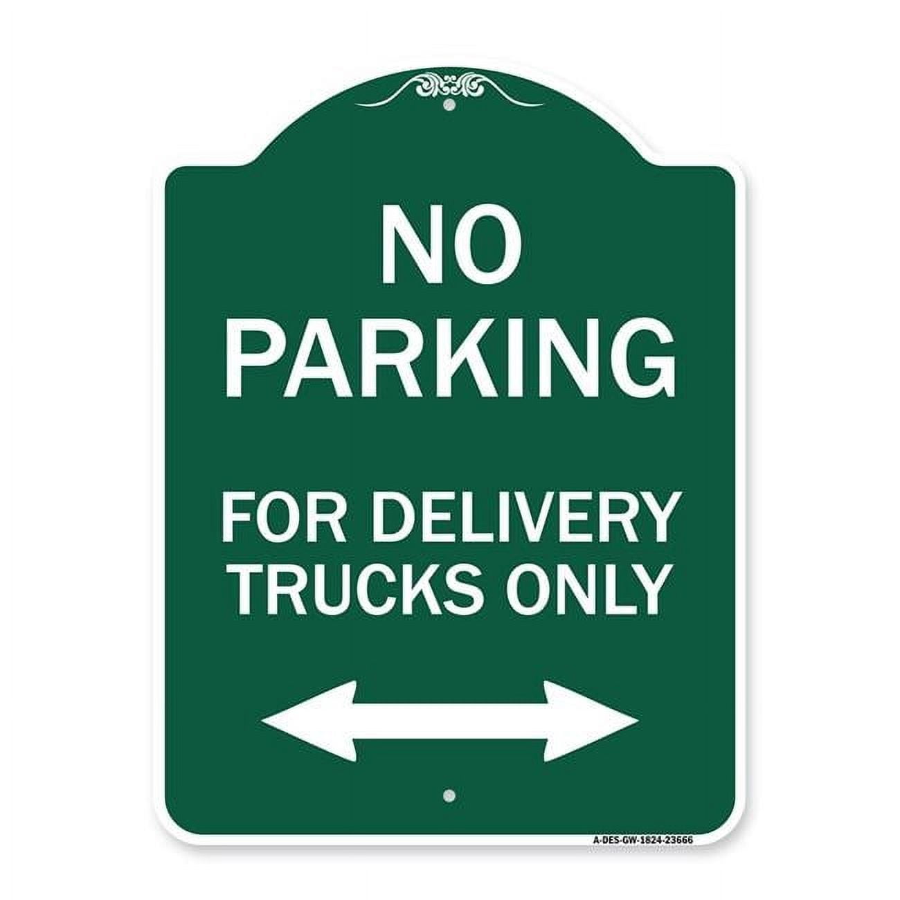 18 x 24 in. Designer Series Sign - No Parking Sign No Parking for ...
