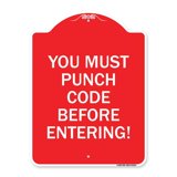 18 x 24 in. Designer Series Sign - Property Security Sign You Must ...