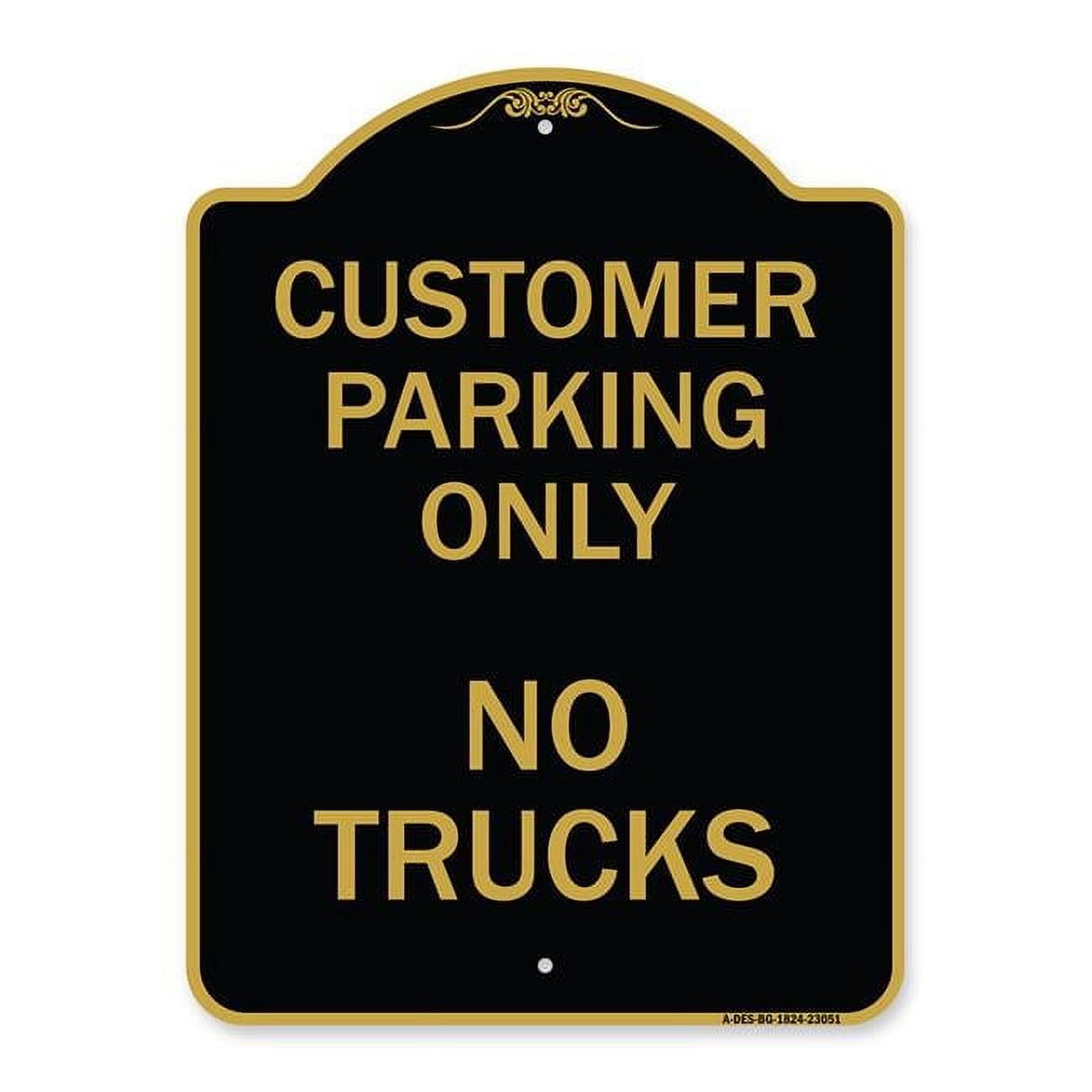 18 x 24 in. Designer Series Sign - Reserved Parking Sign Customer ...