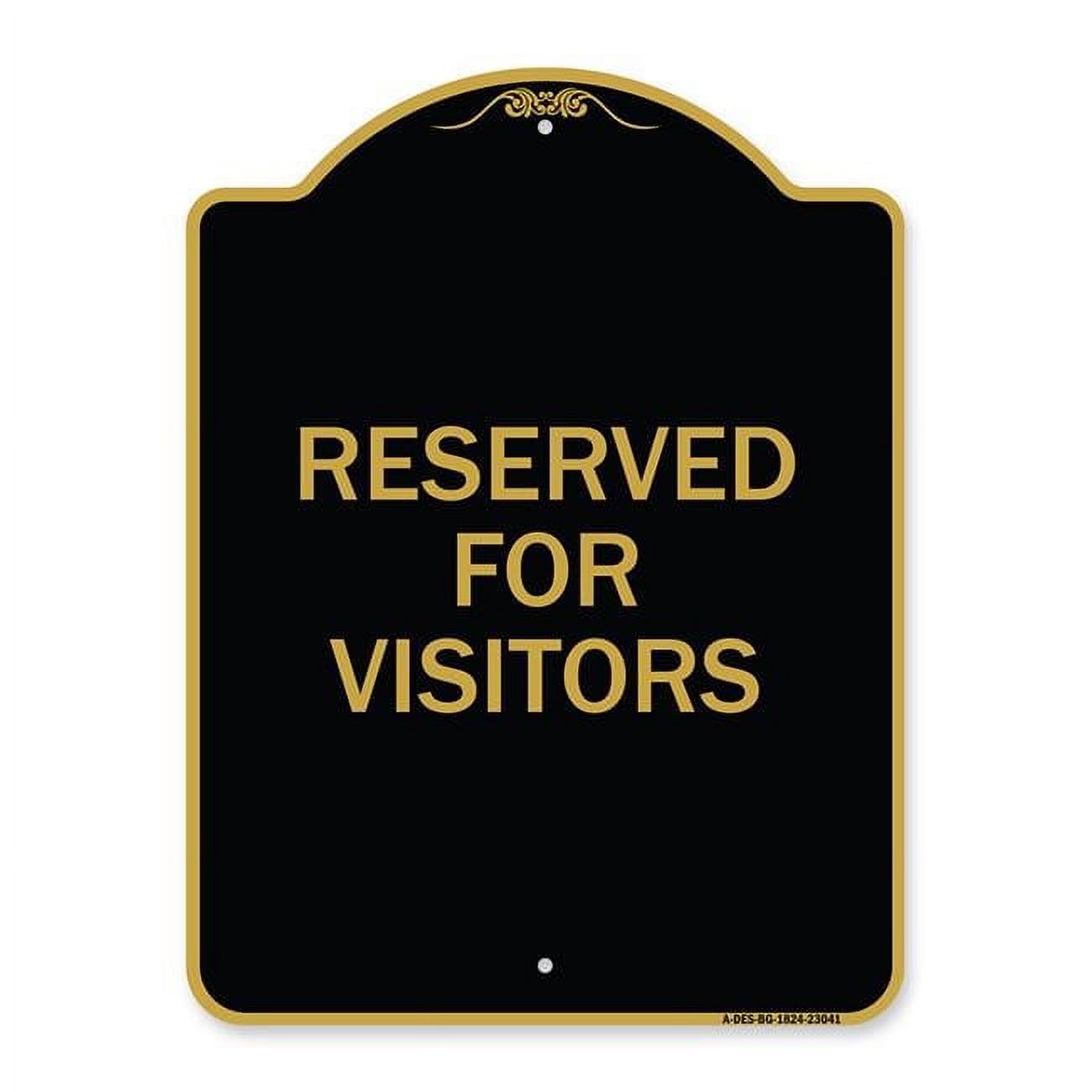 18 x 24 in. Designer Series Sign - Reserved Parking Sign Reserved ...