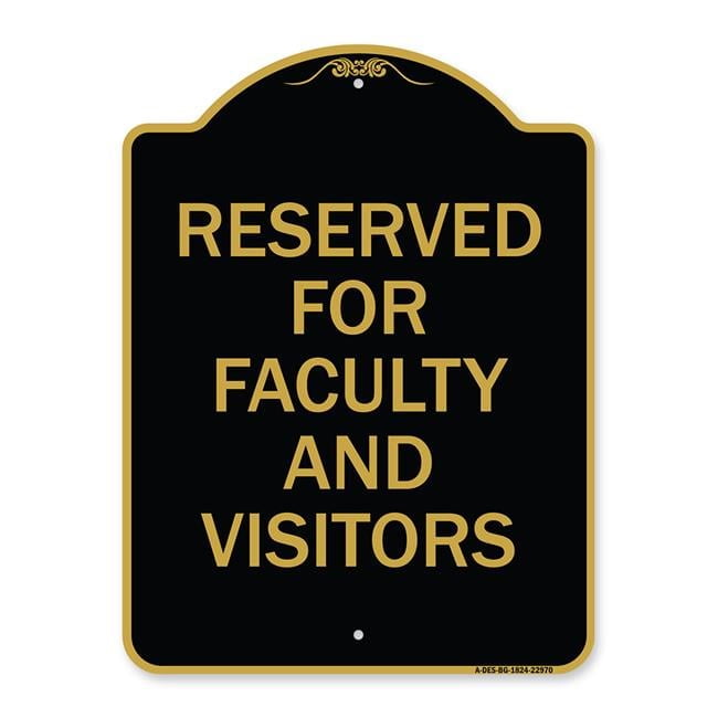 18 x 24 in. Designer Series Sign - School Parking Sign Reserved for ...