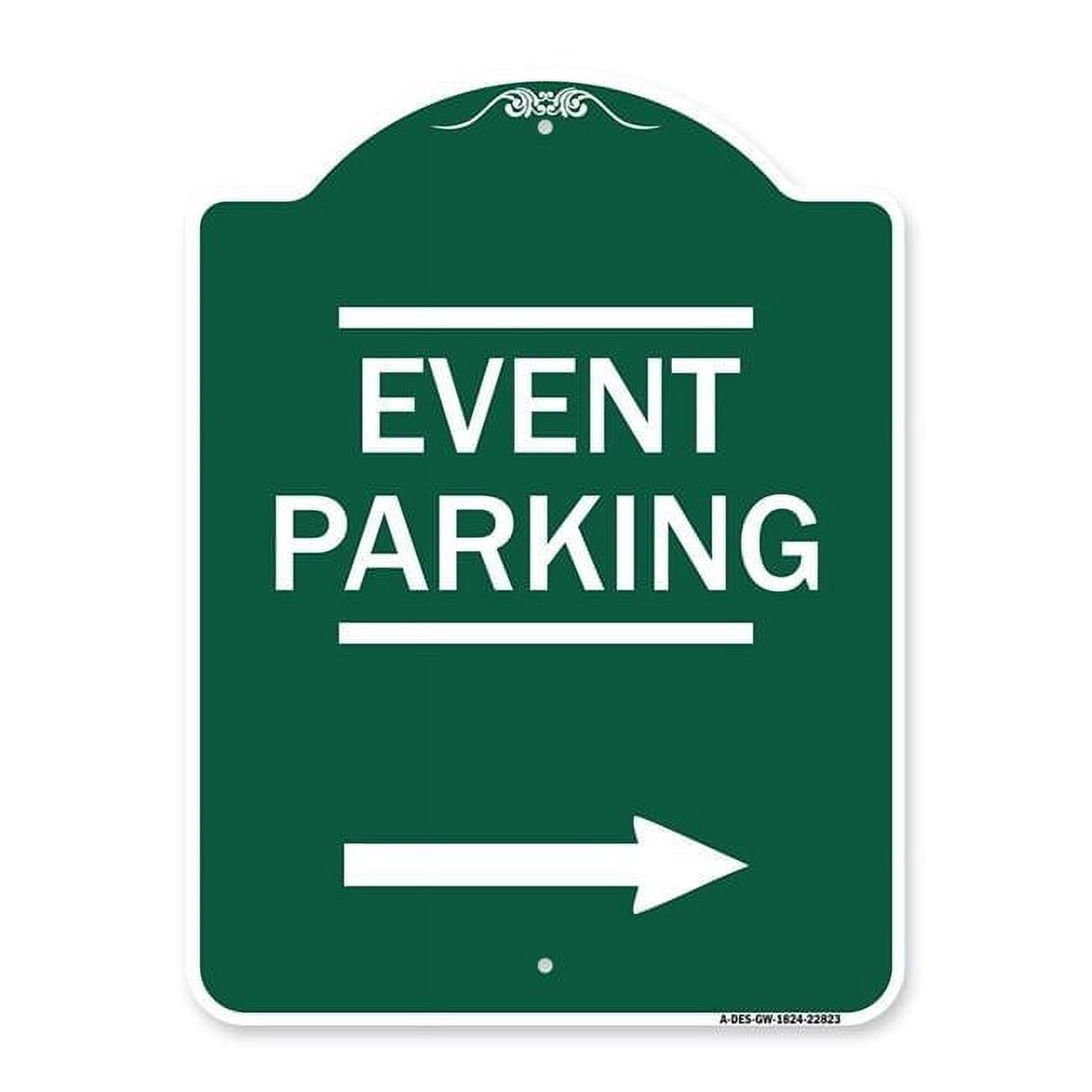 18 x 24 in. Designer Series Sign - Thanks for Coming Turn Right for ...