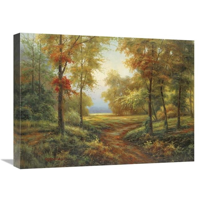 18 x 24 in. Early Autumn Path Art Print - Lazzara - Walmart.com