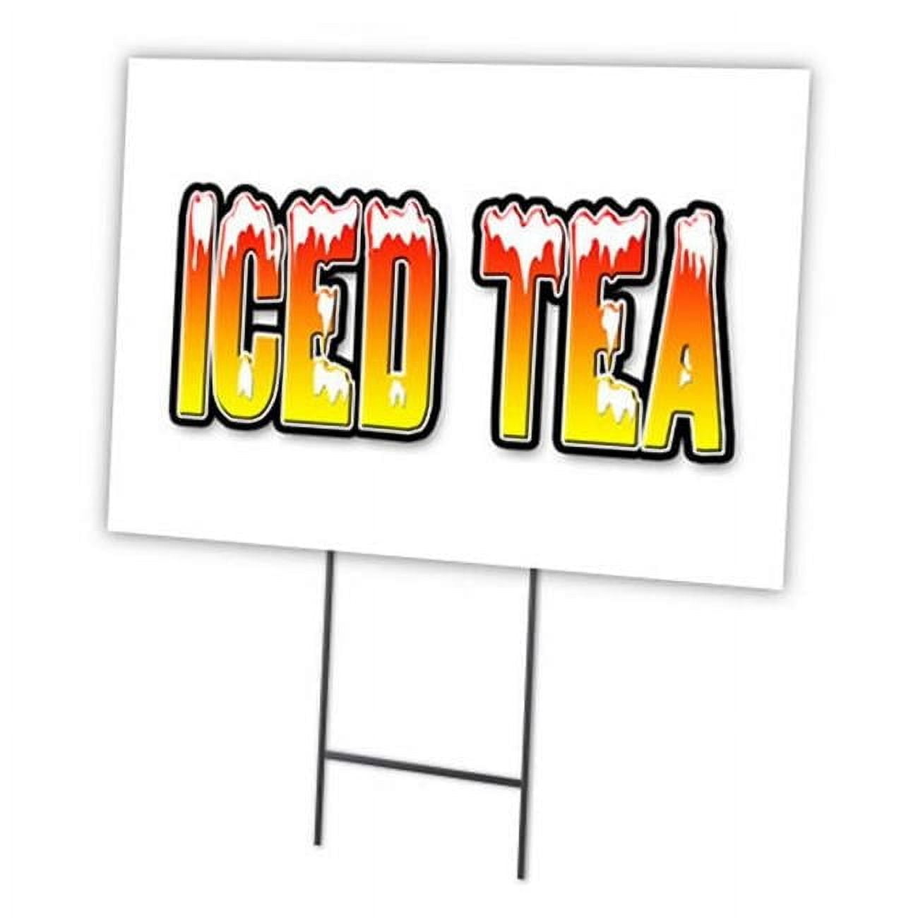 18 x 24 in. Iced Tea Yard Sign & Stake - Walmart.com