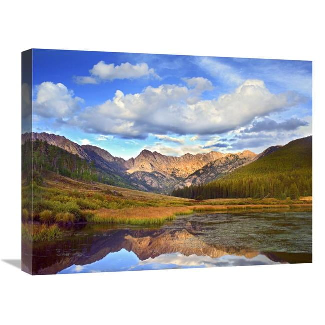 18 x 24 in. Mt Powell & Piney Lake, Colorado Art Print - Tim Fitzharris ...