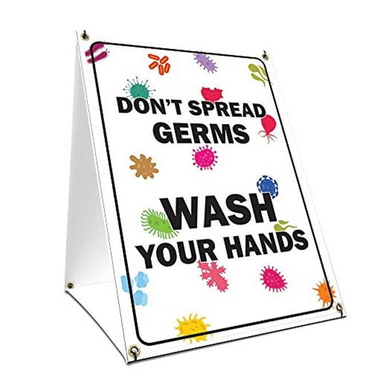 18 x 24 in. OSHA Notice Sign - Dont Spread Germs - Walmart.com