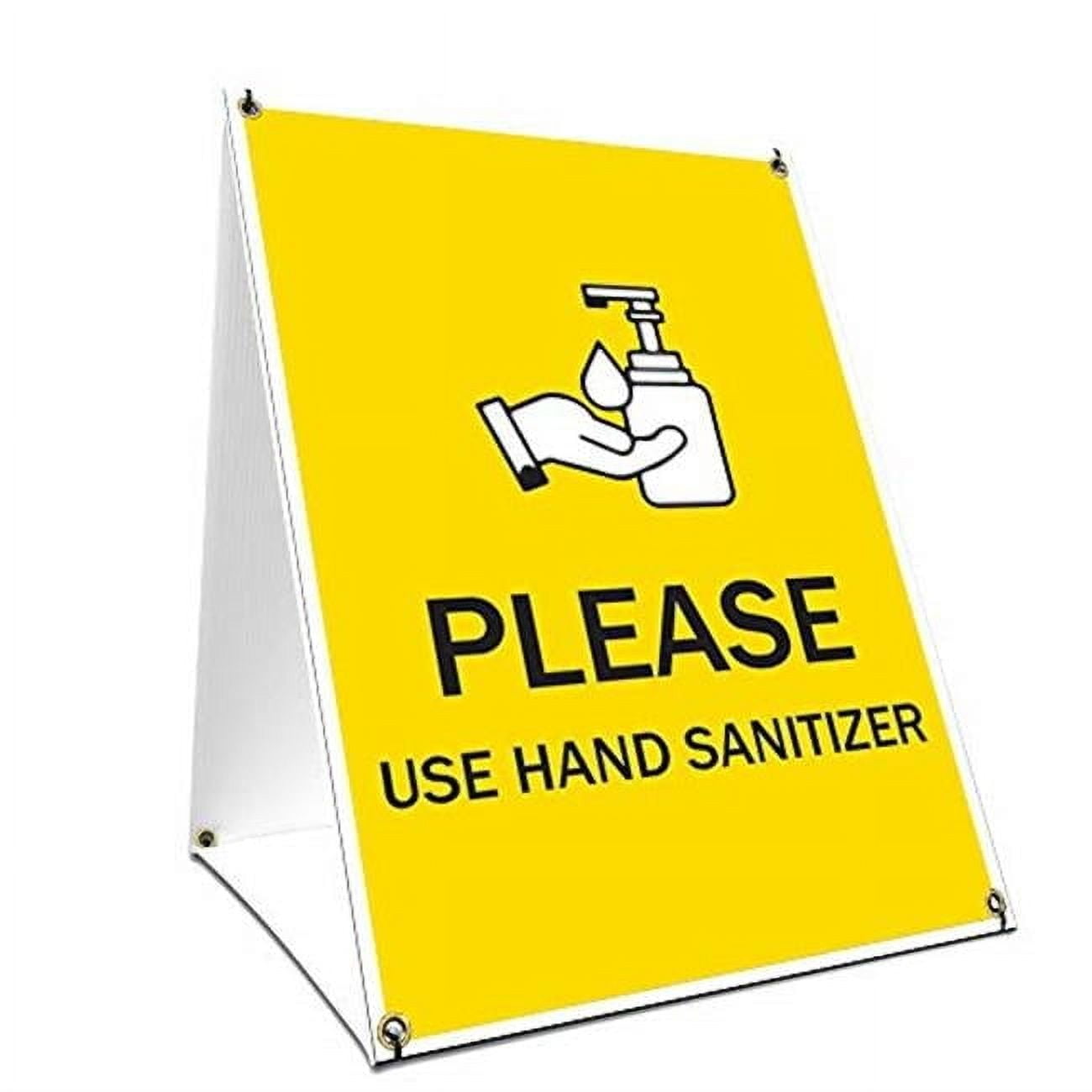 18 x 24 in. OSHA Notice Sign - Please Use Sanitizer - Walmart.com
