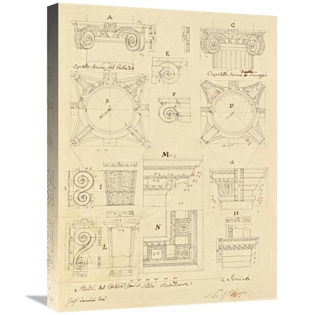 18 x 24 in. Plate 20 for Elements of Civil Architecture, CA. 1818-1850 ...