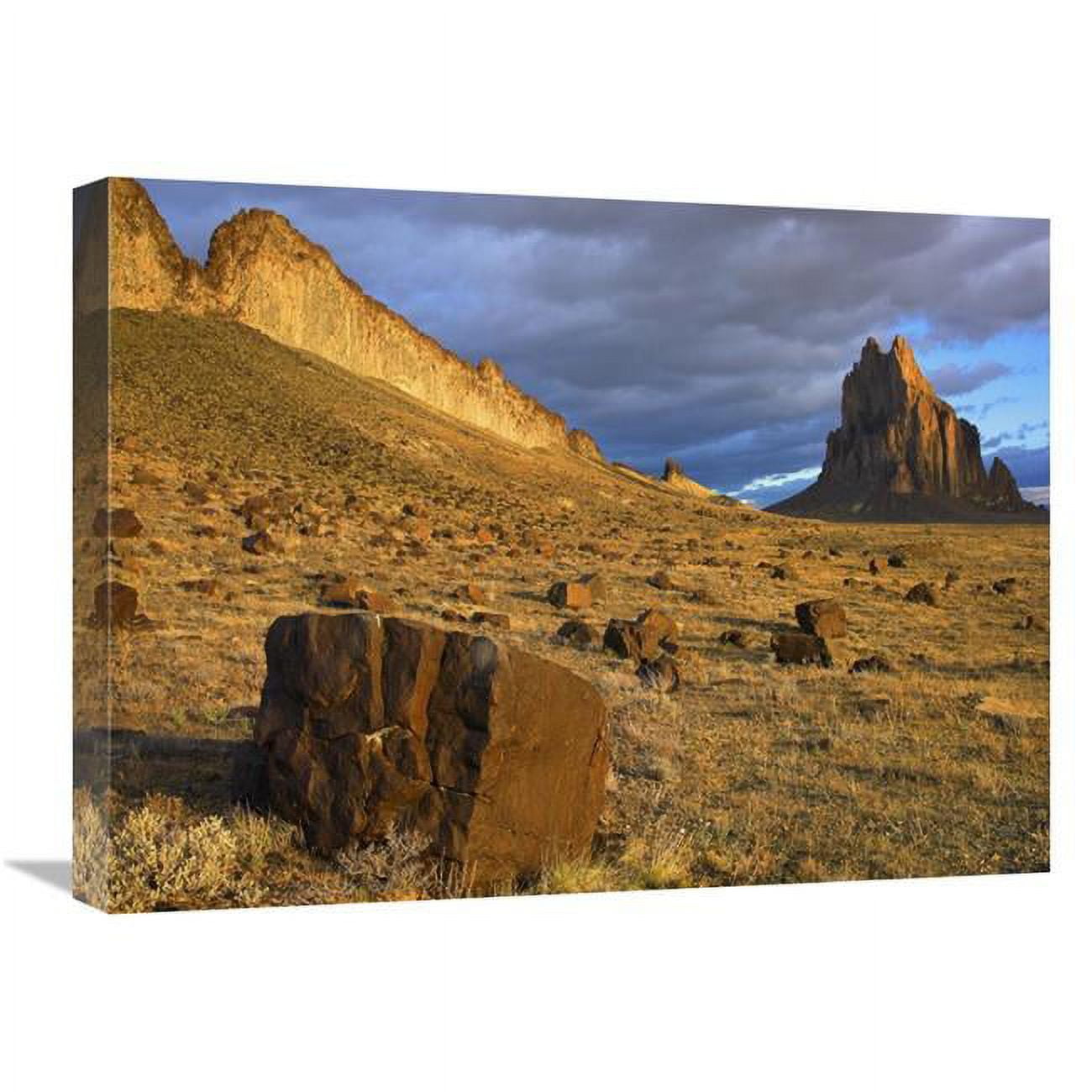 18 x 24 in. Shiprock, the Basalt Core of An Extinct Volcano, New Mexico ...