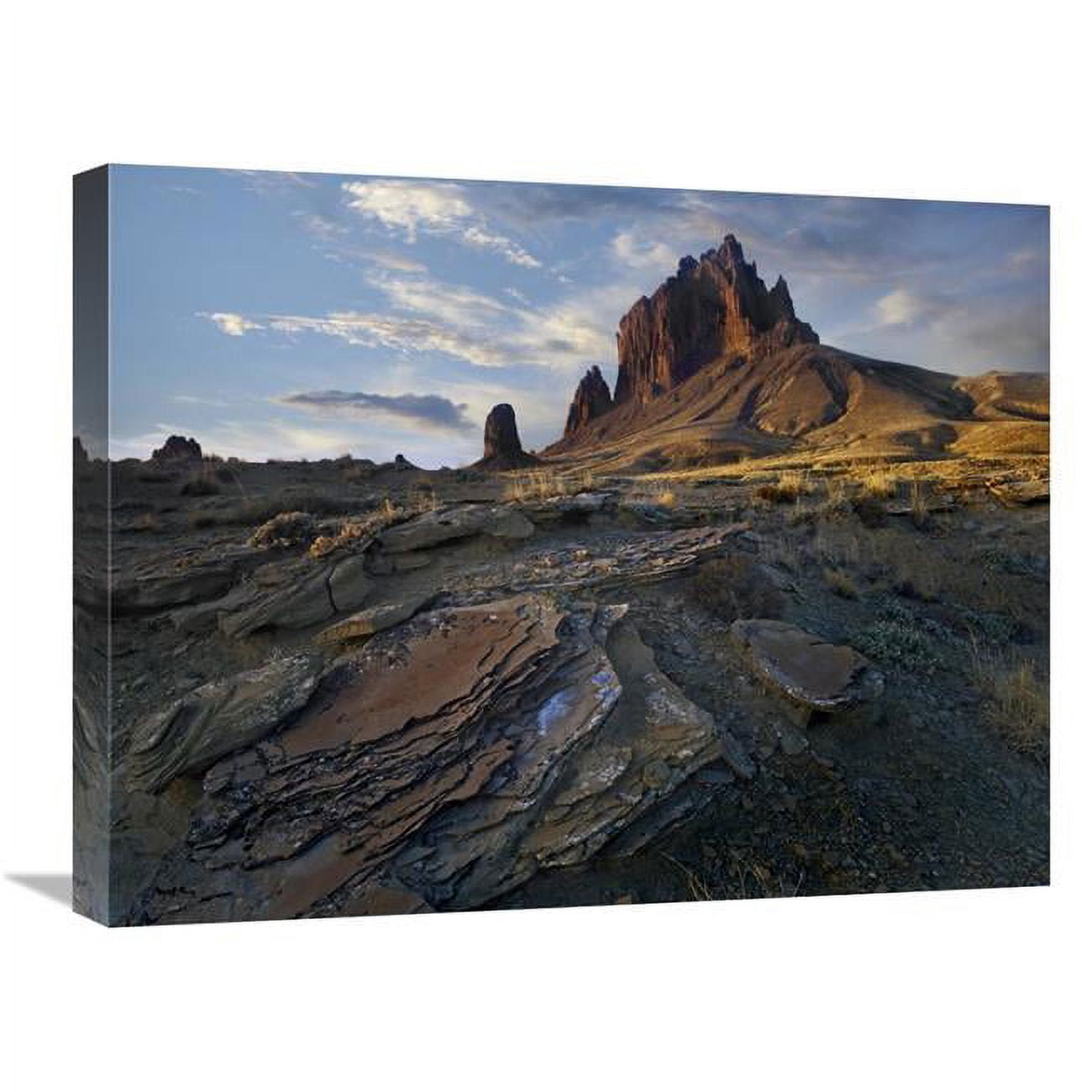 18 x 24 in. Shiprock, the Basalt Core of An Extinct Volcano, New Mexico ...