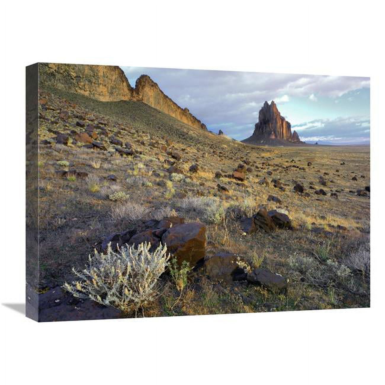 18 x 24 in. Shiprock, the Basalt Core of An Extinct Volcano, New Mexico ...