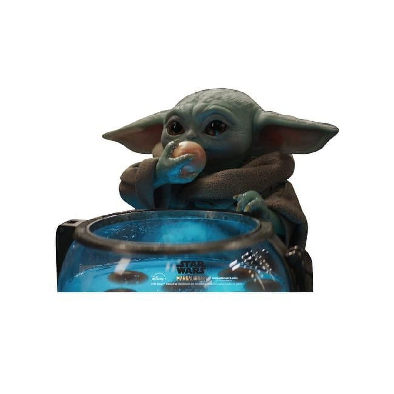 18 x 25 in. Grogu Eating Egg Cardboard Cutout, The Mandalorian ...